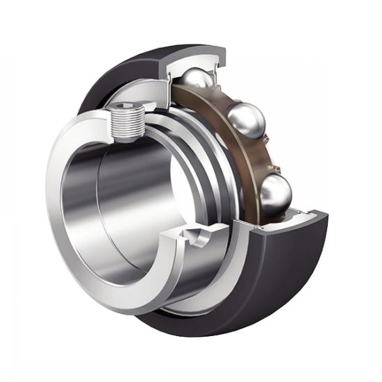 Roulement à billes auto-aligneur à amortisseur en caoutchouc, bague de blocage excentrique (P7-17L)